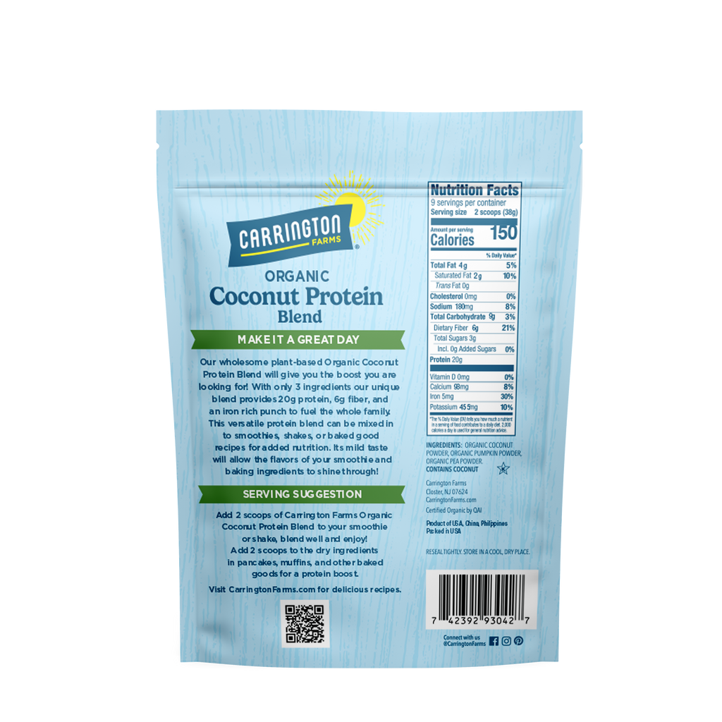 Organic Coconut Protein Blend | Carrington Farms