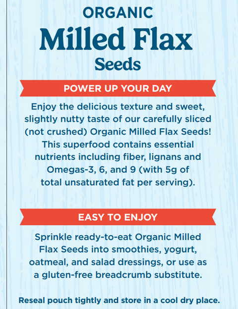 Organic Milled Flax Seeds | Carrington Farms