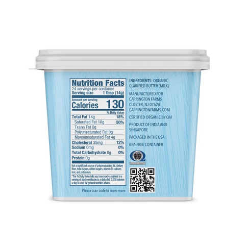 Organic Ghee | Carrington Farms